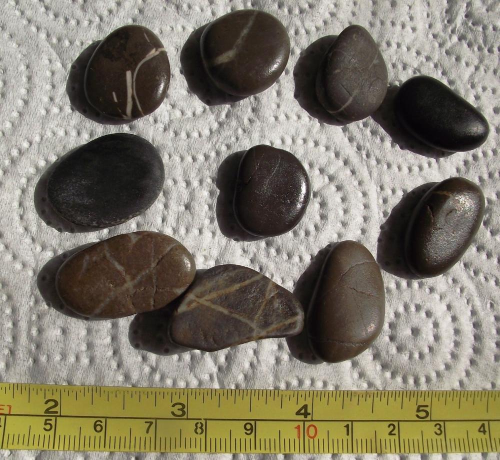 Mediterranean Beach Pebbles,10 Spanish Rocks By Oceangifts on Luulla