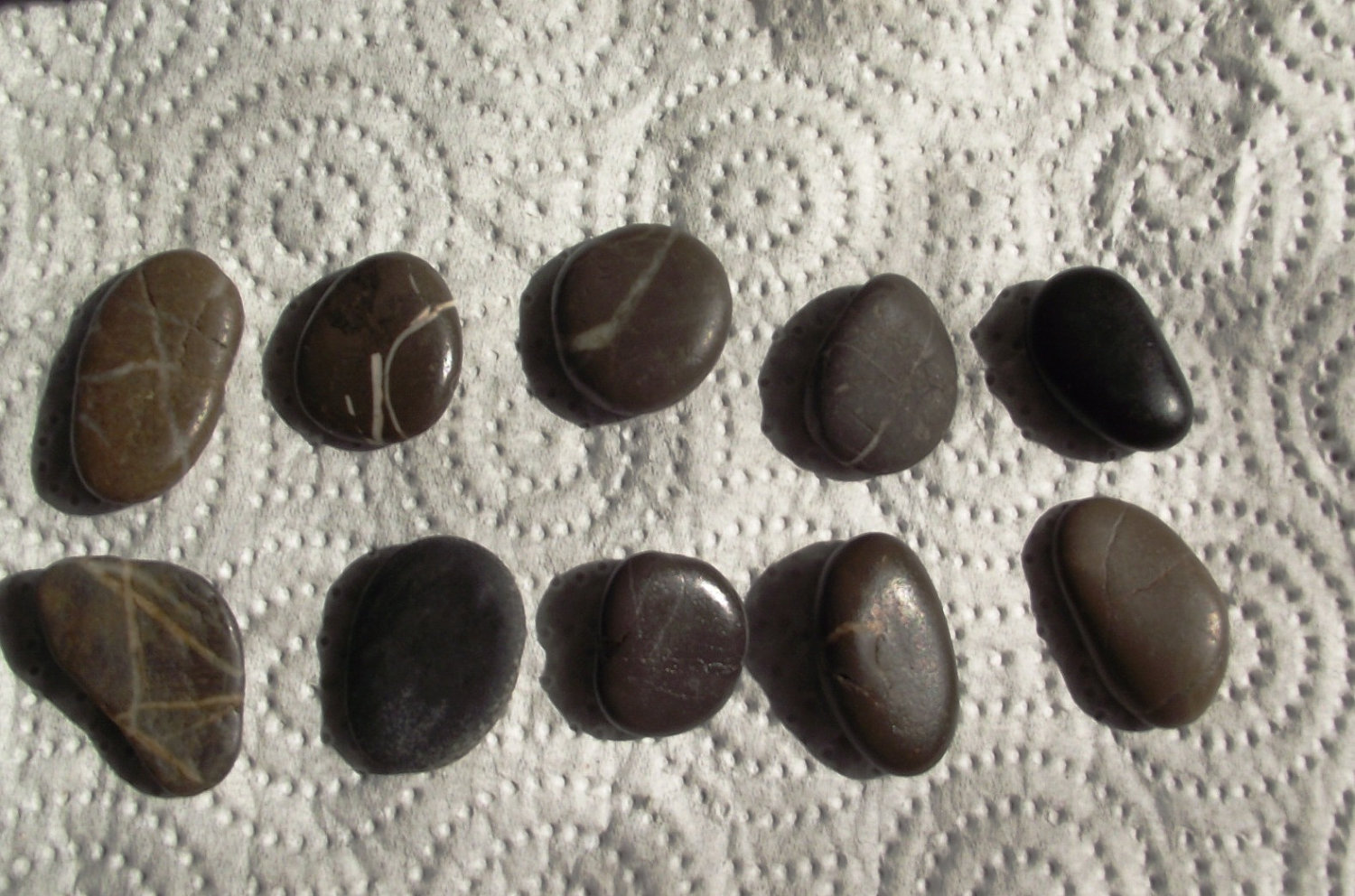 Mediterranean Beach Pebbles,10 Spanish Rocks By Oceangifts on Luulla